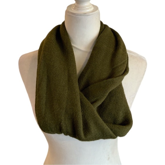 J. Crew Factory | Accessories | J Crew Wool Blend Twisted Olive Green ...